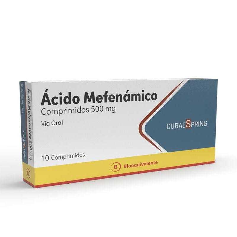 Ácido Mefenámico 500 mg x10 comp - Farmacia Habana, Mejor Salud Juntos